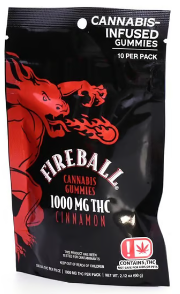 FIREBALL WHISKY FRUIT CHEWS | Smokiez - Jane